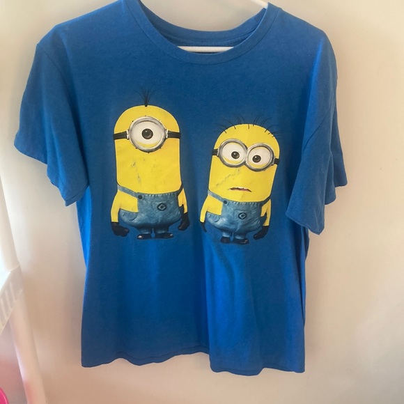 Disney | Shirts | Despicable Me Blue Minions Tshirt | Poshmark